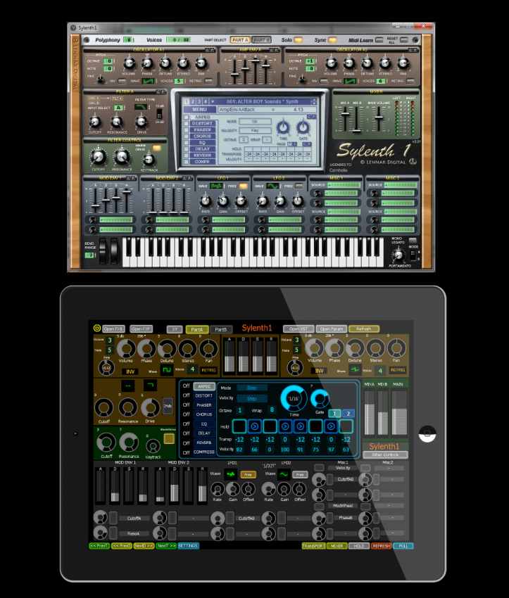 Sylenth VST + xPlugin for PULL – XMonsta – Ableton iPad Controllers ...